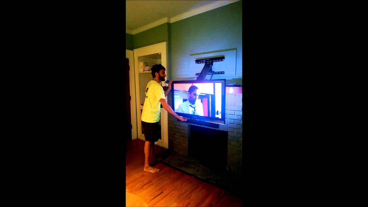 Bring your TV down to eye level with the Dynamic Mount! - YouTube