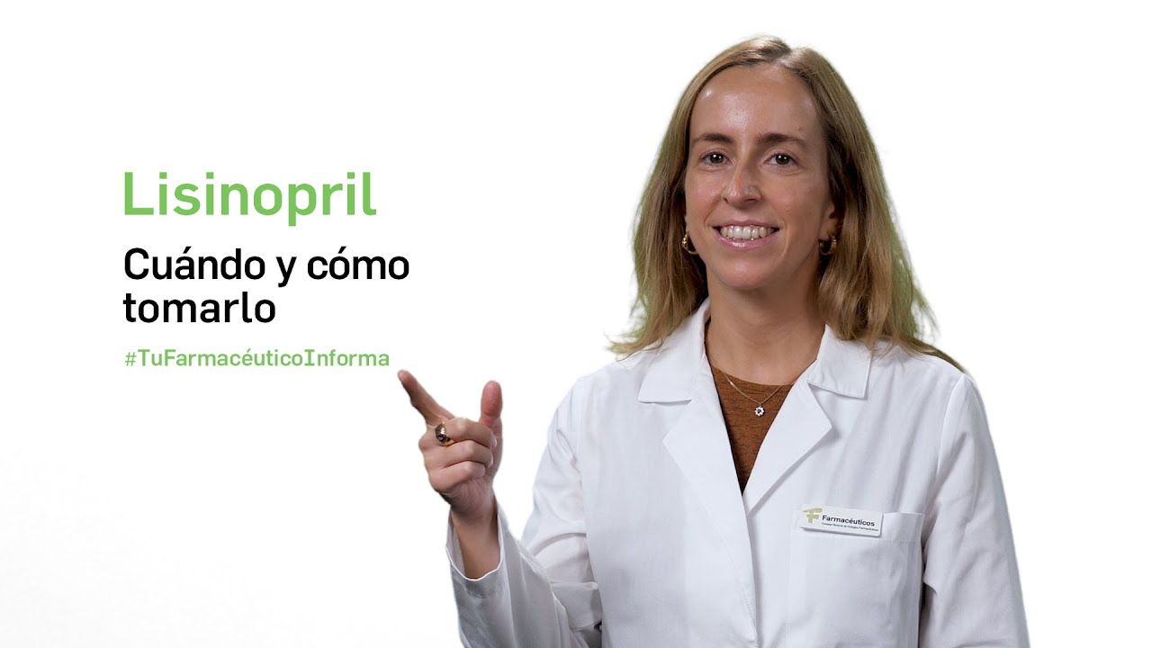 Lisinopril, cuándo y cómo debemos tomarlo. Tu Farmacéutico Informa ...