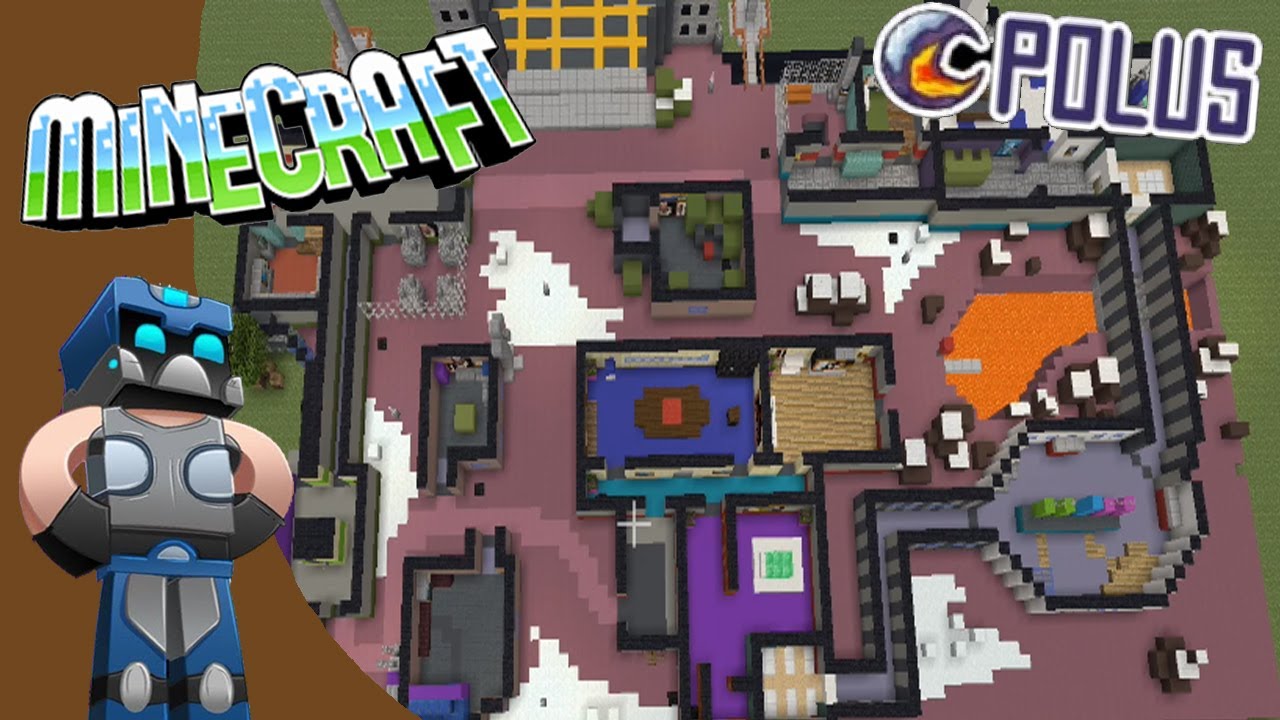 Mapa Polus Among Us Minecraft Tutorial / Como hacer el mapa Polus en ...