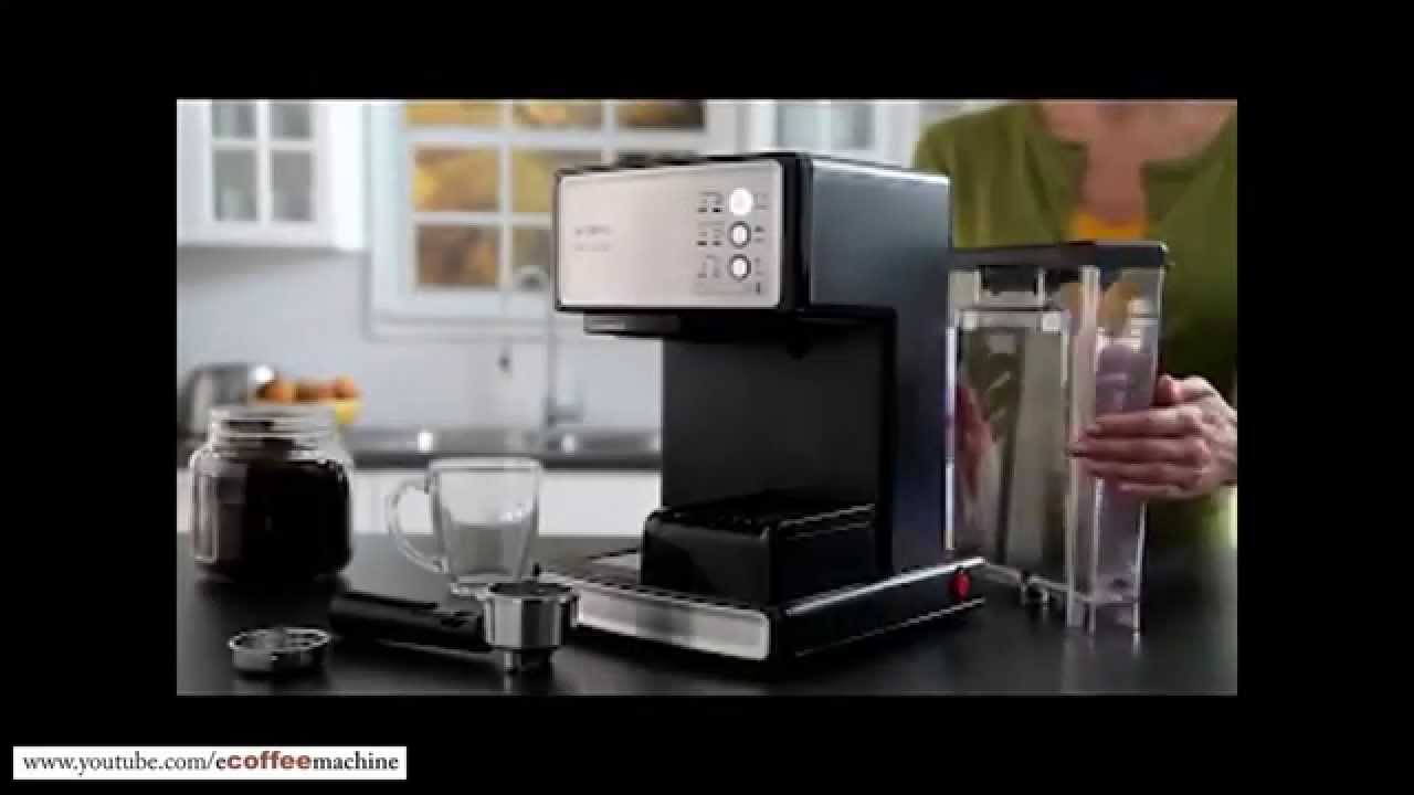 Mr.Coffe Cafe Barista - Coffee Espresso Maker - YouTube