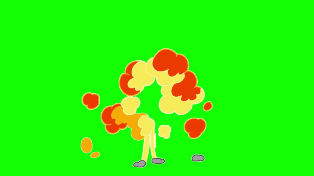 Top 20 Green Screen Cartoon Bomb Explosions Effects Mega Pack Magic ...