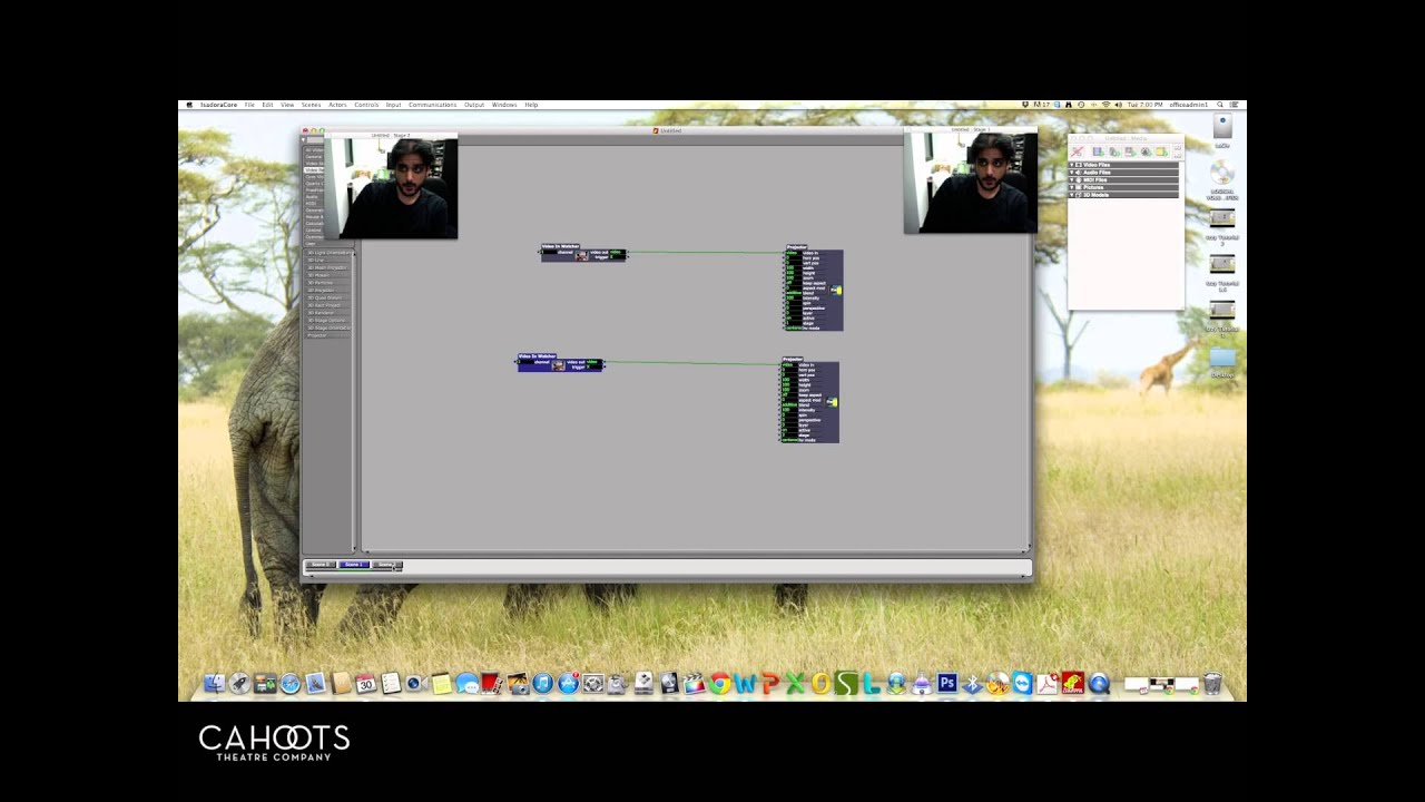 Isadora Tutorial 2 Multiple Stages - YouTube