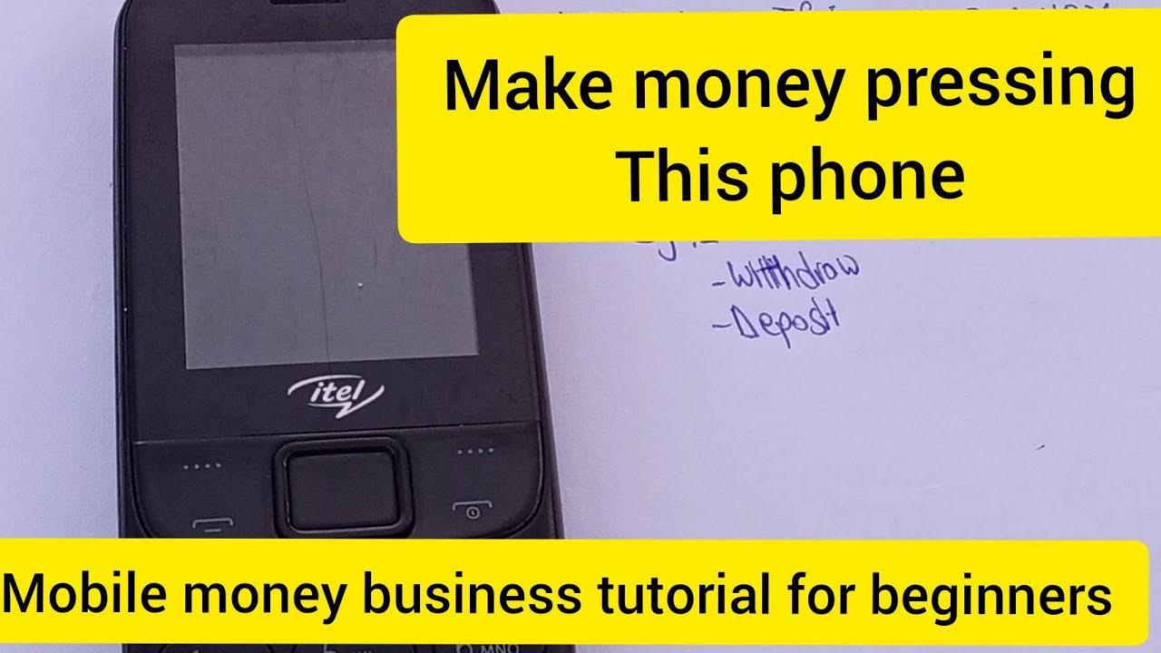 mtn mobile money business tutorial for beginners - YouTube