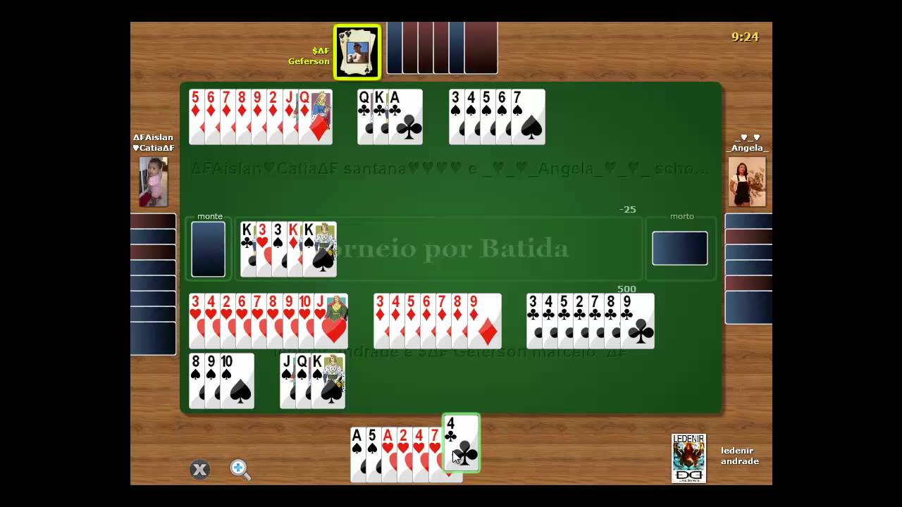 Jogo de buraco e Canastra :Conquista trofeu de bronze em batida 22/06 ...