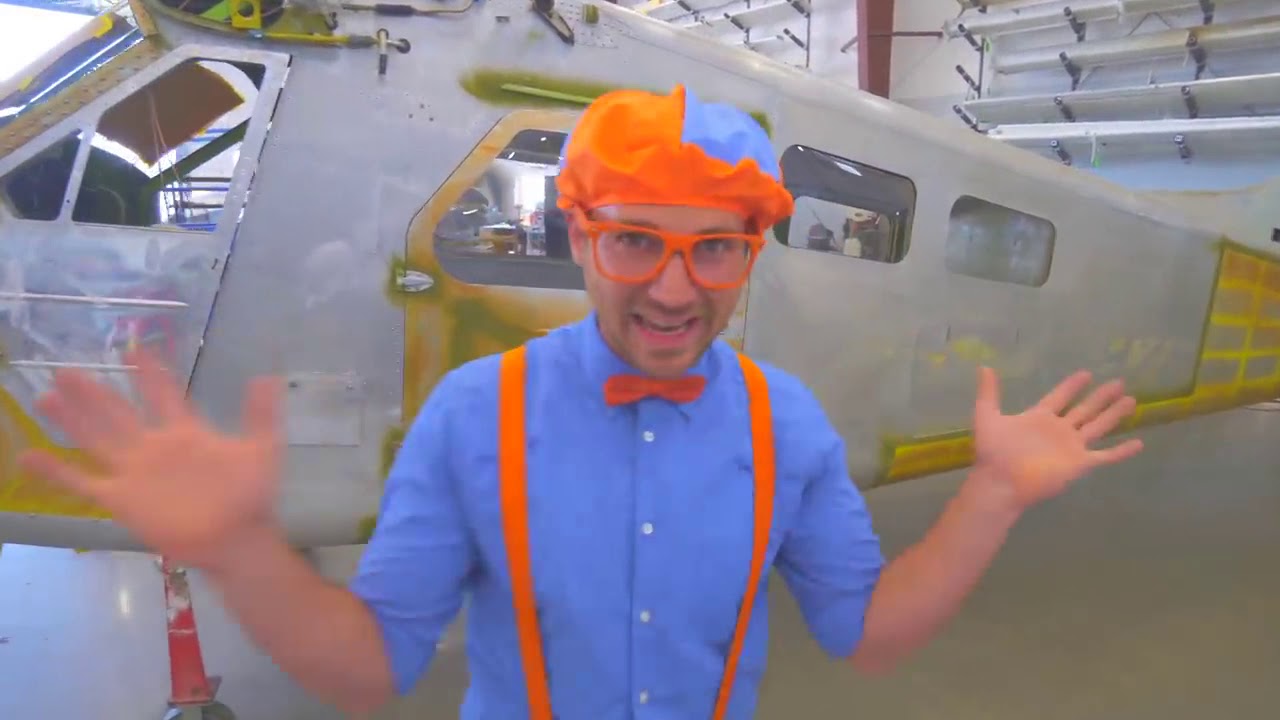 Blippi Learns About Airplanes For Kids 1 Hour of Blippi Educational ...