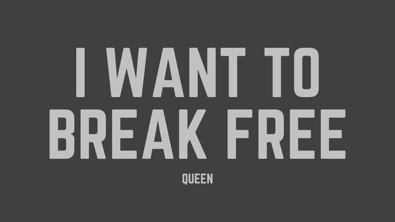 Queen - I Want To Break Free (Lyrics) - YouTube