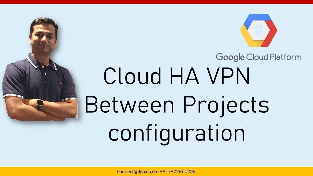 GCP To GCP HA VPN Configuration - YouTube