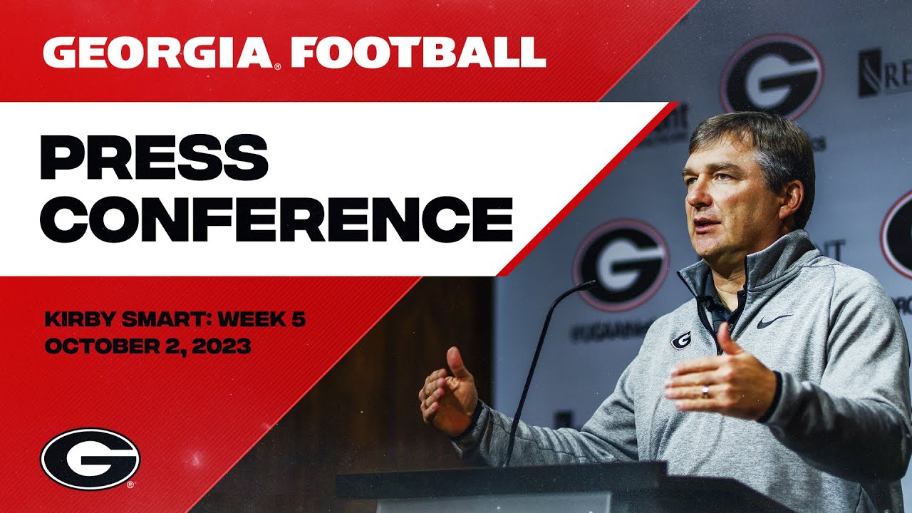 Georgia Football: Coach Smart Pre Kentucky Press Conference - YouTube