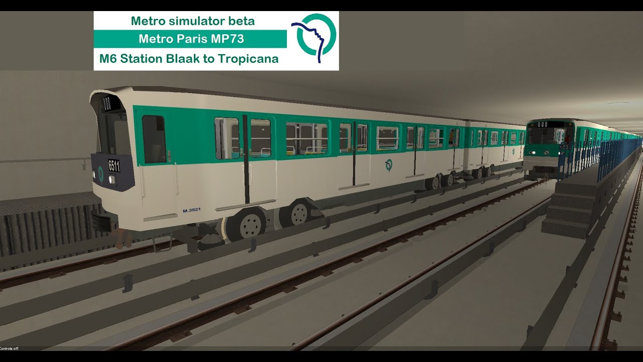 Metro simulator beta Paris MP73 - YouTube