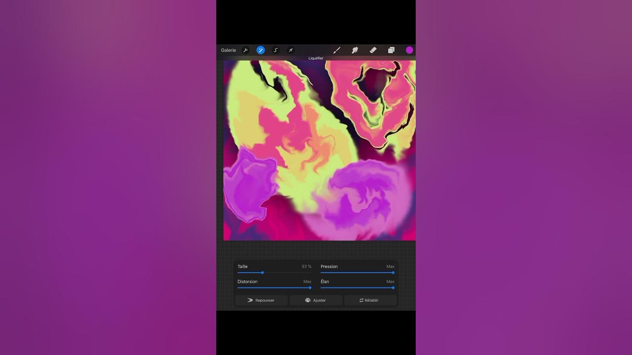 How To Use The Liquify Tool In Procreate Youtube