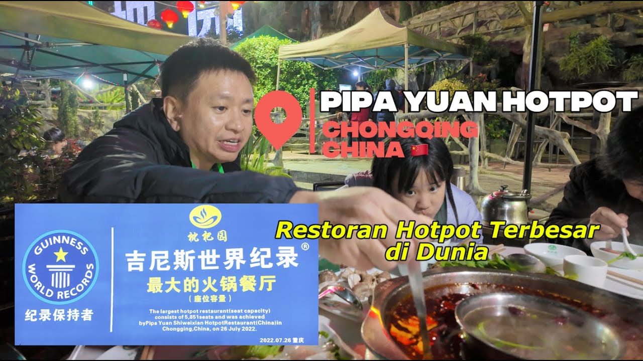 Pipa Yuan Hotpot Chongqing China 🇨🇳 Mencoba Hotpot Pedas Gila di ...