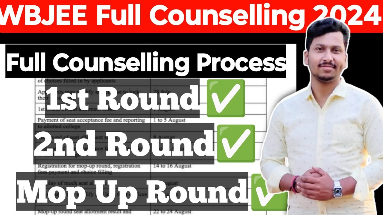 WBJEE Full Counselling Process 🔥| Most Correct Counselling Process 🎯 ...
