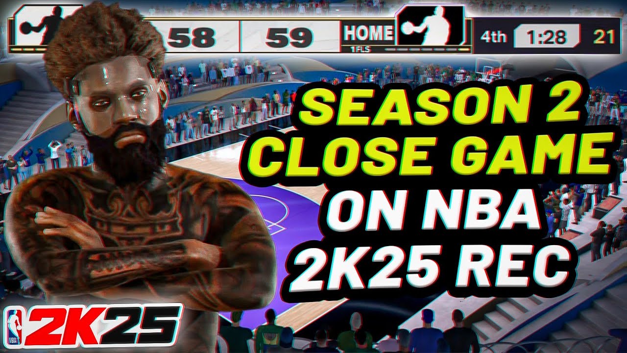 MY 1ST REC GAME ON NBA 2K25 SEASON 2 WENT LIKE THIS… - YouTube