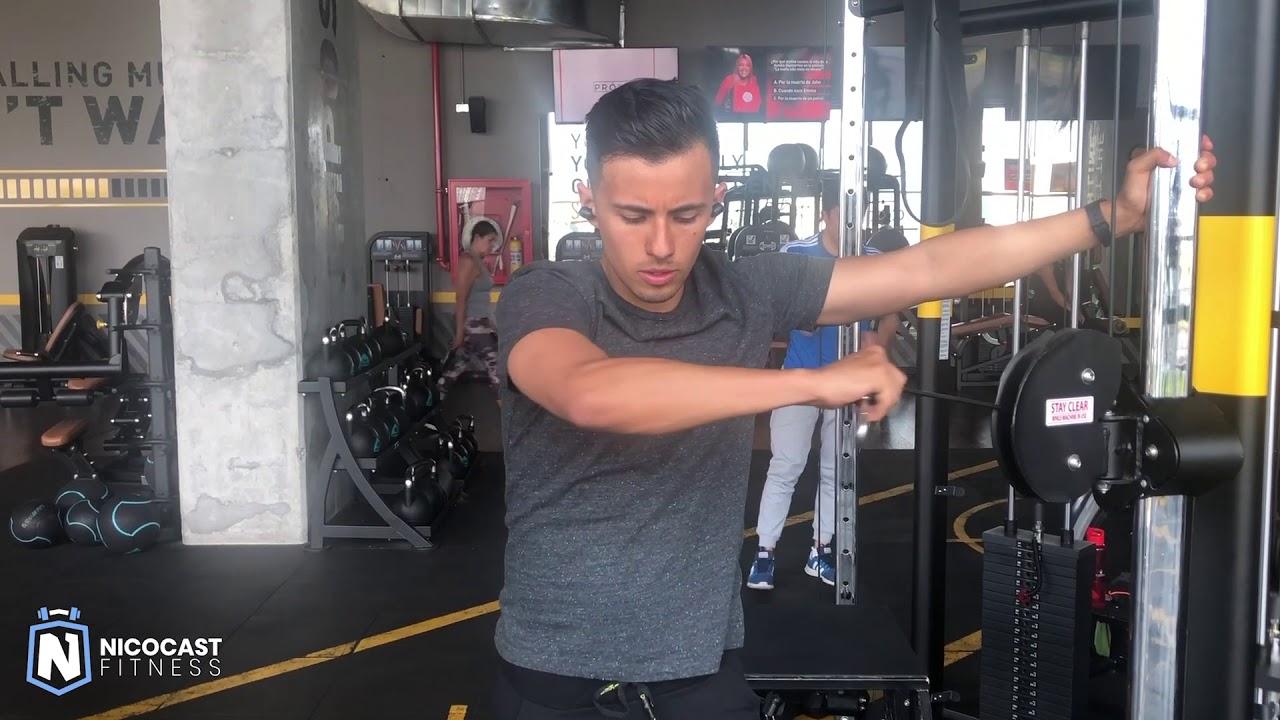 PÁJAROS CON POLEA UNILATERAL - NicoCastFit - YouTube