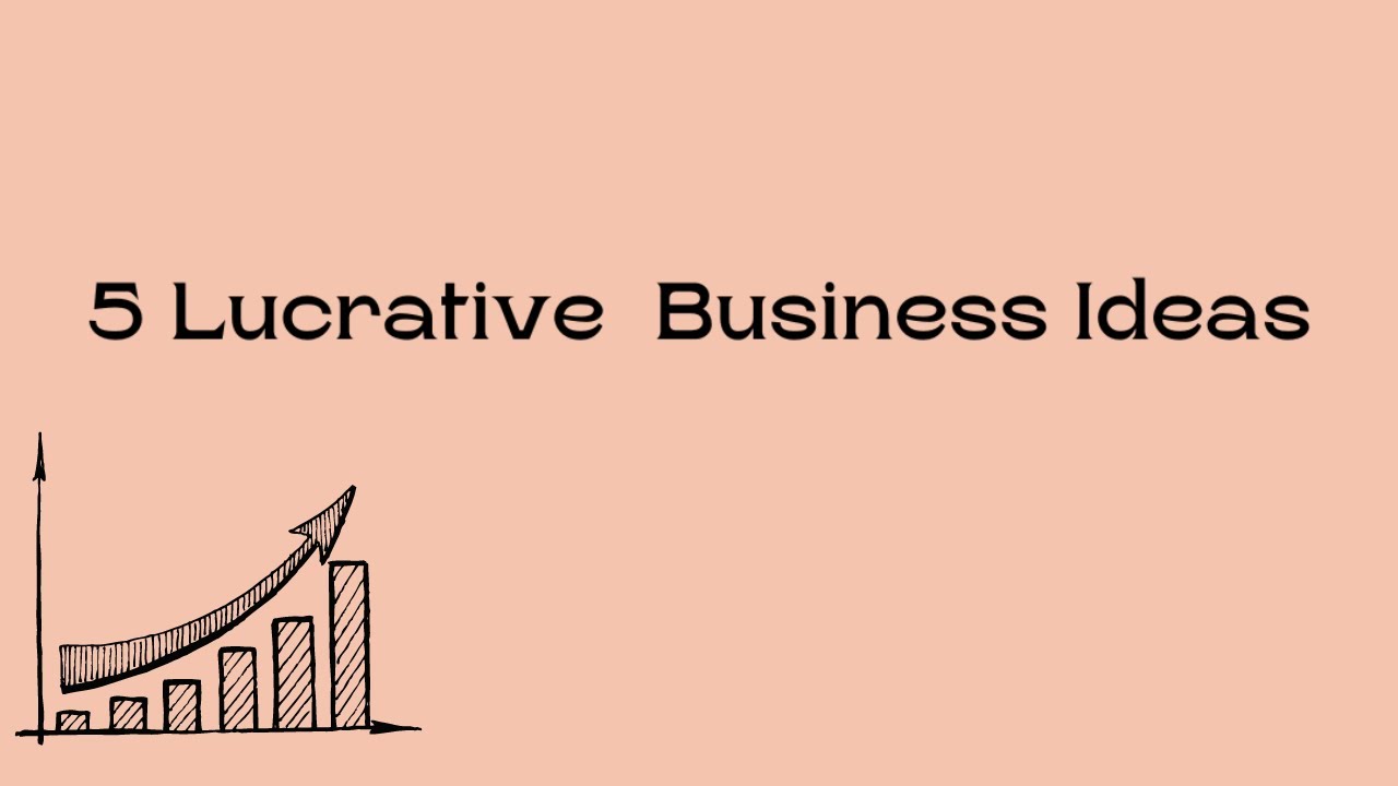 READY TO TURN IDEAS INTO INCOME?THESE 5 LUCRATIVE BUSINESS IDEAS WILL ...