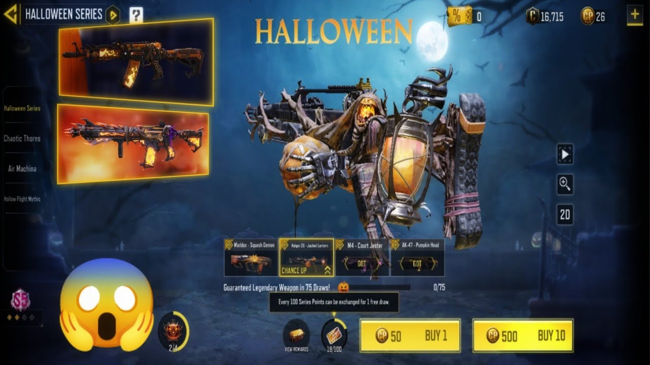 M4-COURT JESTER get it HALLOWEEN 🎃 👻 SERIES CALL Of Duty Mobile - YouTube