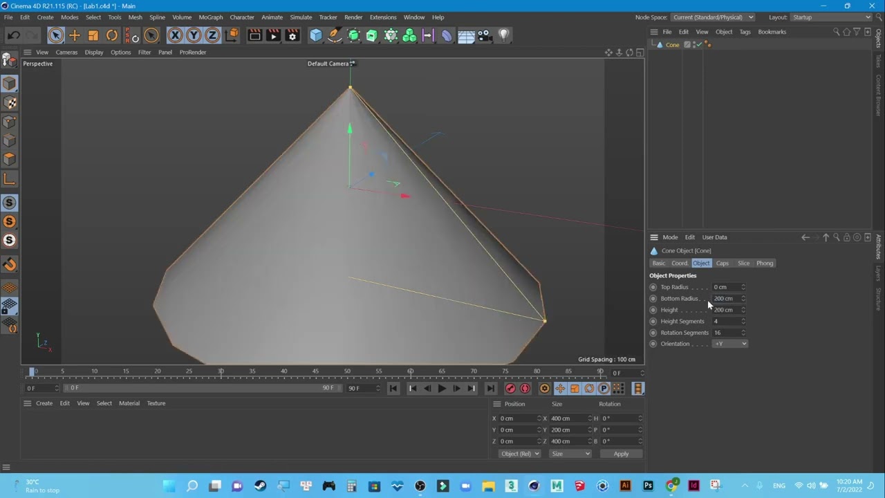 C4D Bài 1 Bevel + Extrude - YouTube