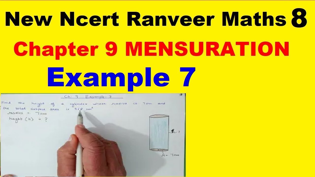 Class 8 Maths | Chapter 9 | Example 7 | Mensuration | NEW NCERT ...