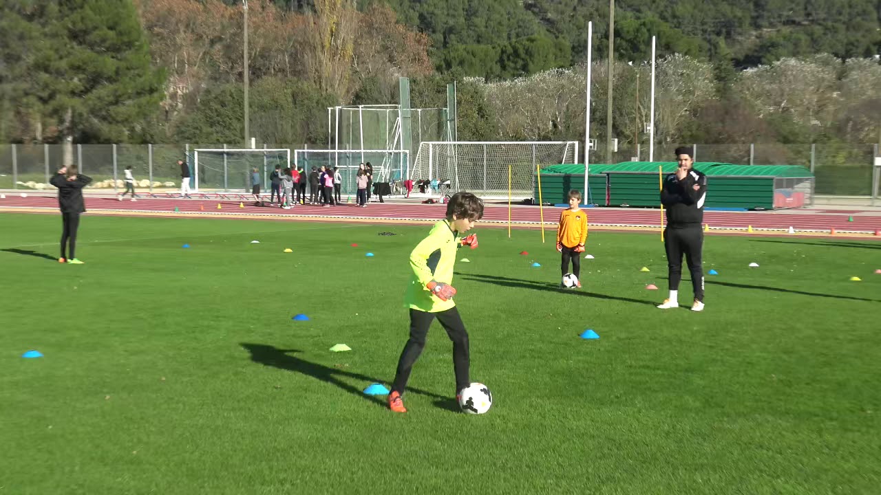 Football, entrainement gardien de but, u10 et u11, au PAFC, avec Medhi ...