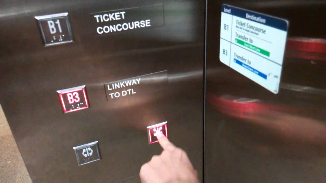 Bugis MRT Station (Downtown Line) - Otis MRL Elevator (Part 1) - YouTube