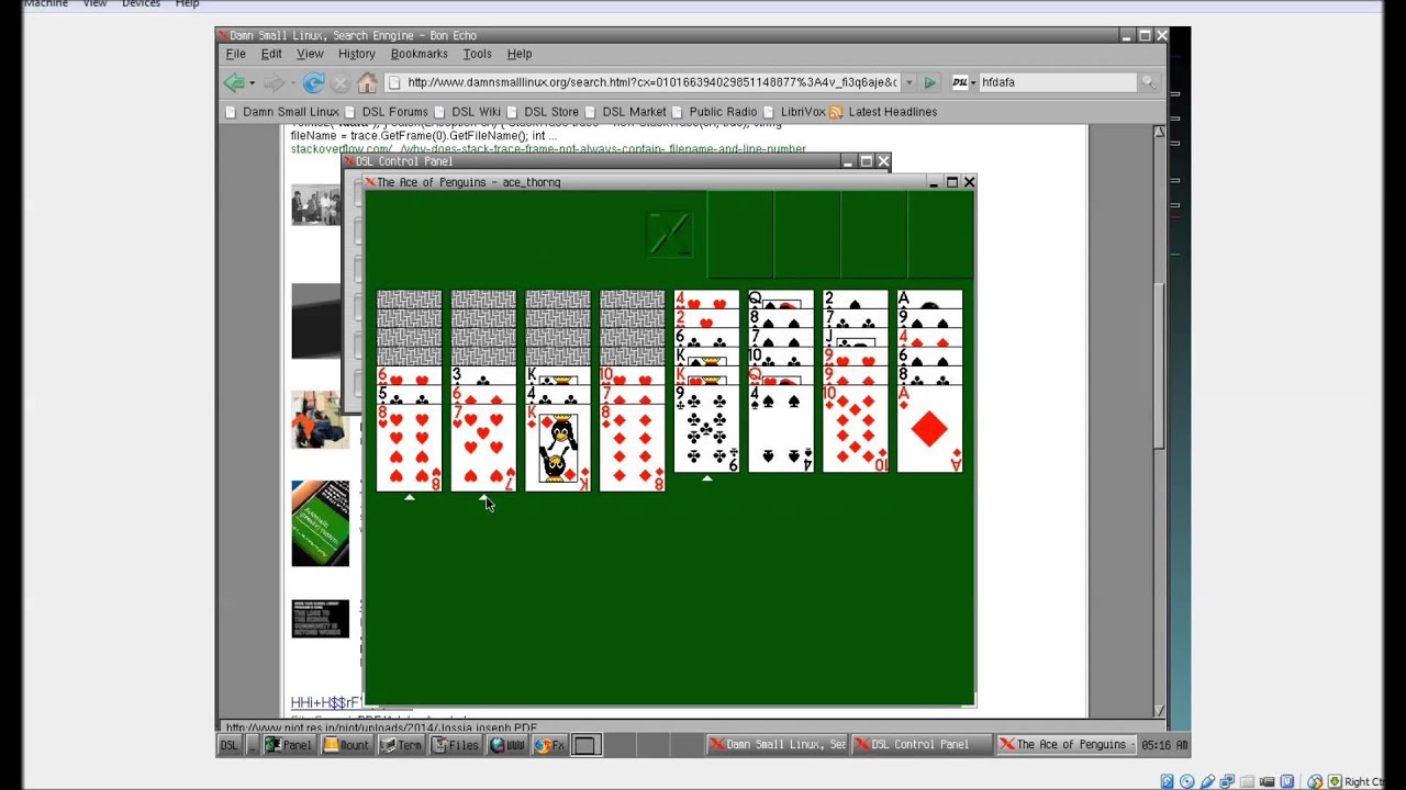 Damn Small Linux (DSL) Review - YouTube