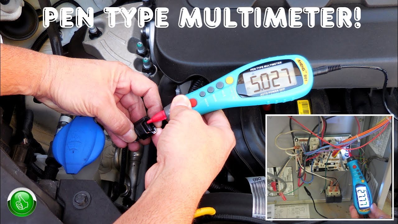 Pen Type Digital Multimeter(One Hand Operation) - YouTube