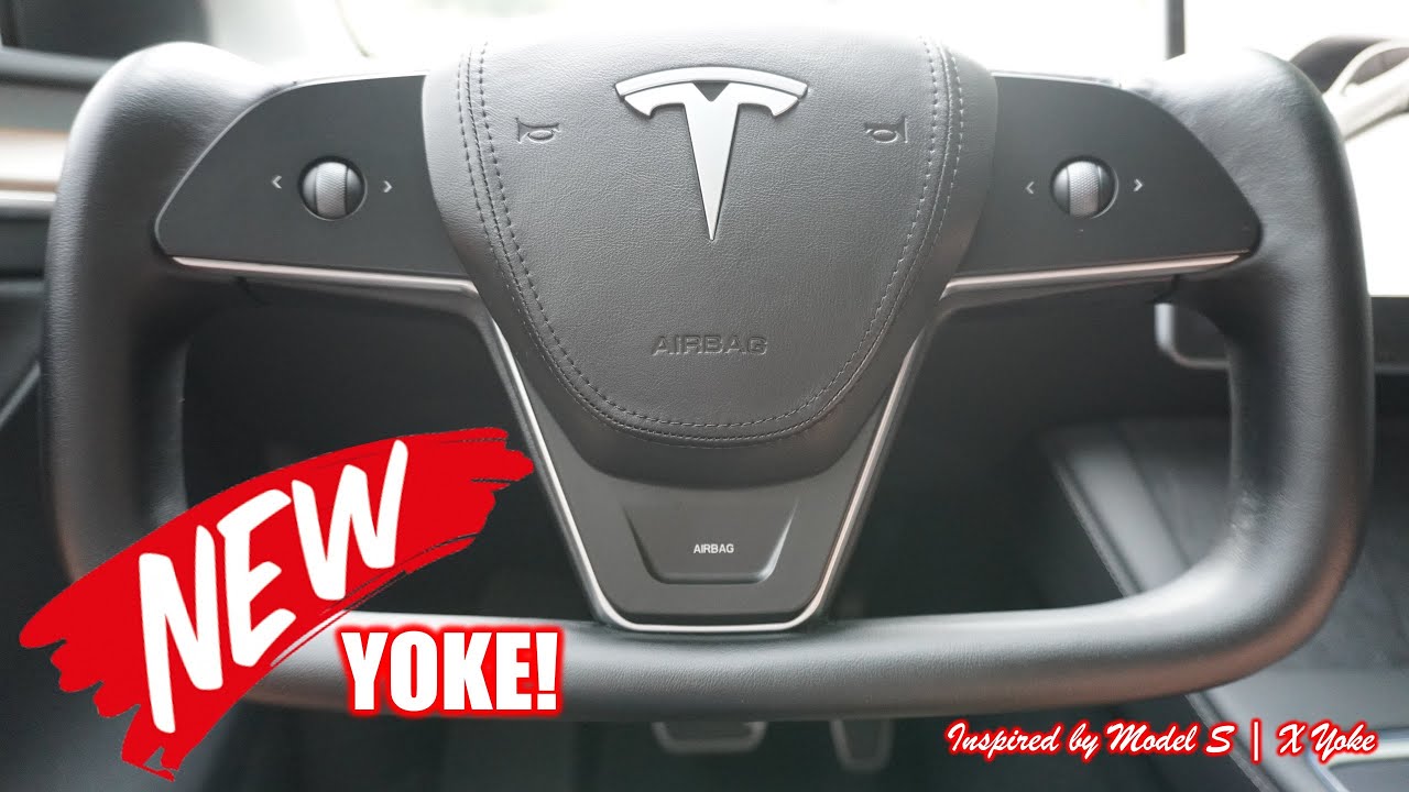 NEW YOKE for Tesla Model 3 | Y - Inspired by Model S | X Yoke - YouTube