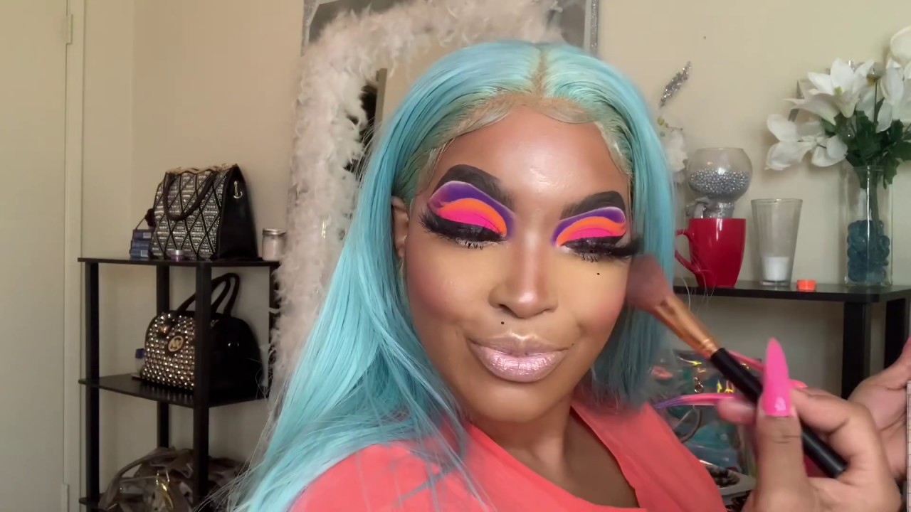 Neon cut crease Myo makeup pigments || How to Slay Your Face with a ...
