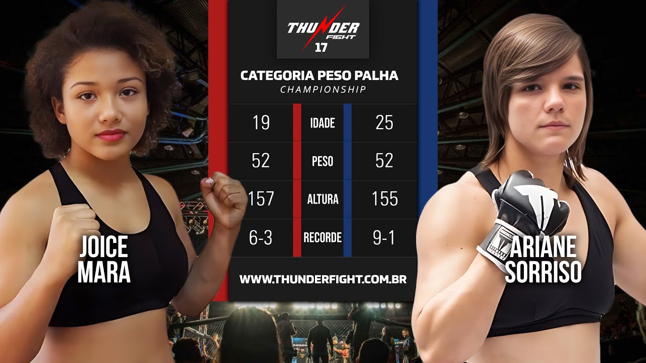 Luta Completa: Ariane Sorriso vs Joice Mara | Thunder Fight 17 ...