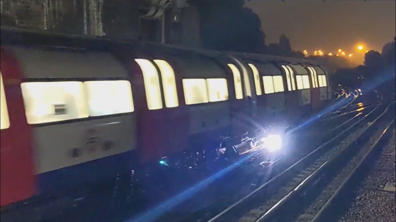 Massive electric sparks from London underground tube trains, while they ...
