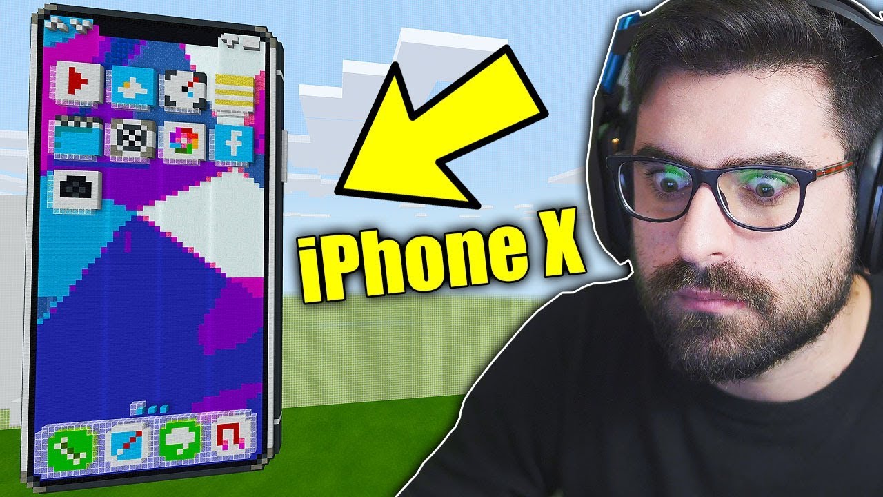 IPHONE X IN MINECRAFT FUNZIONANTE! - YouTube