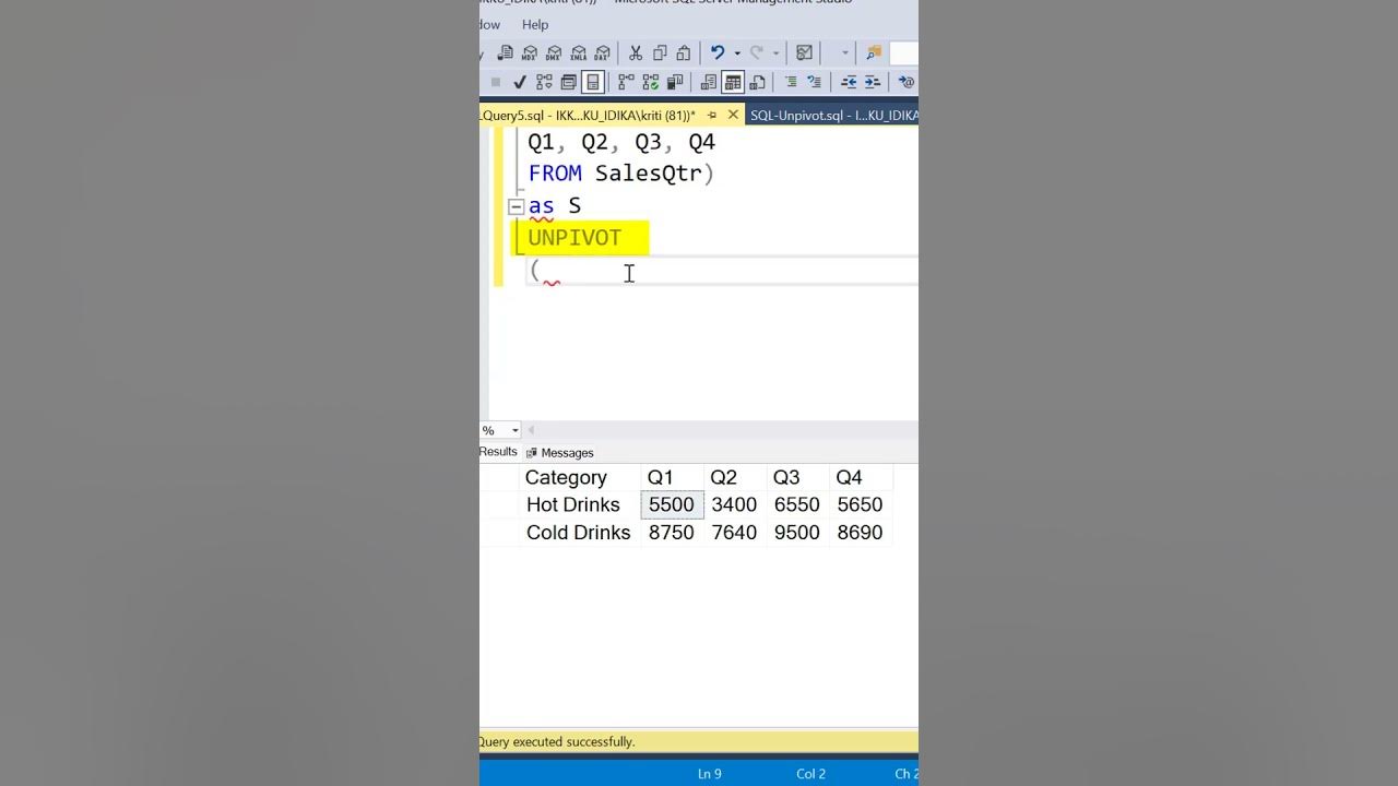 Sql Tips Most Useful Function Unpivot Columns To Rows Sqltips Youtube