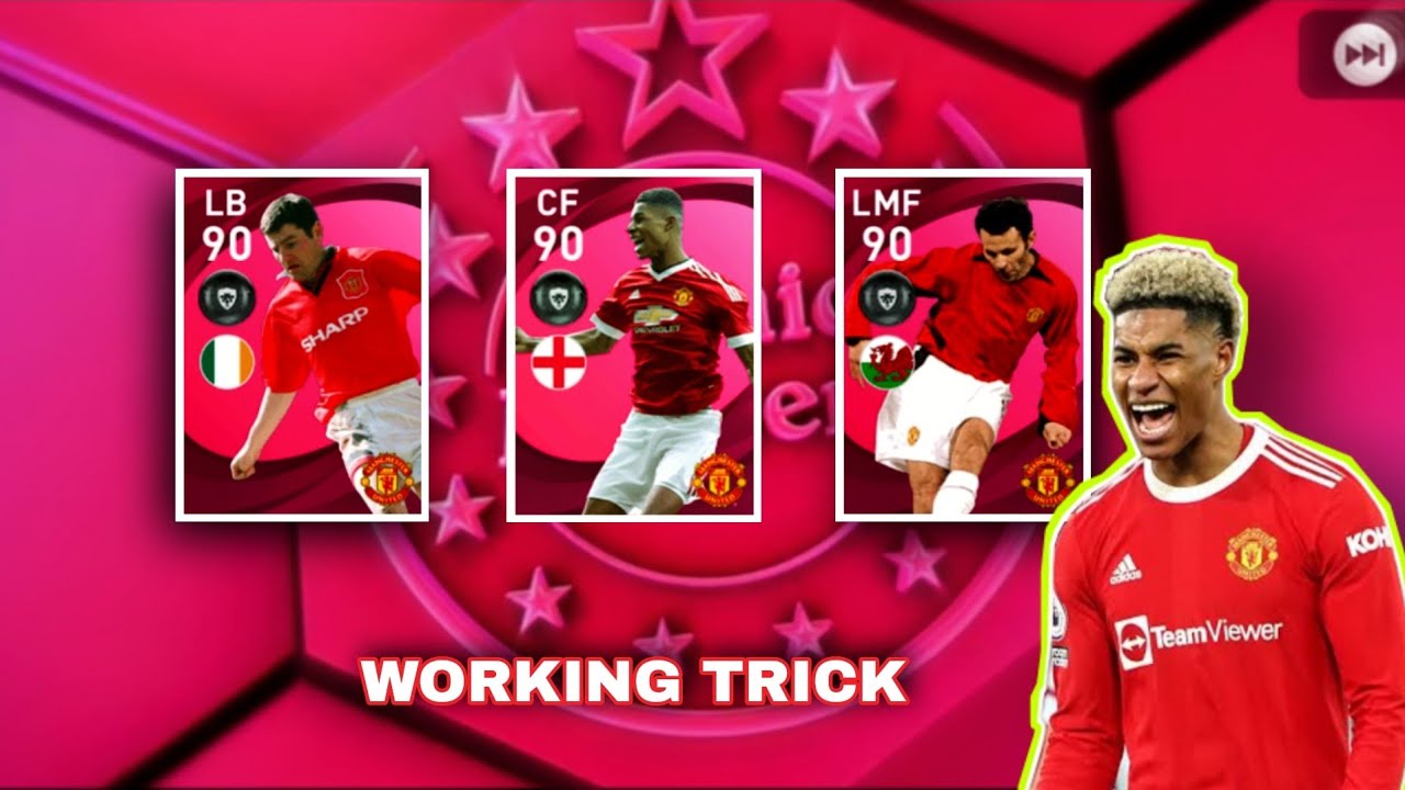 iconic moment manchester united trick || manchester united box draw ...