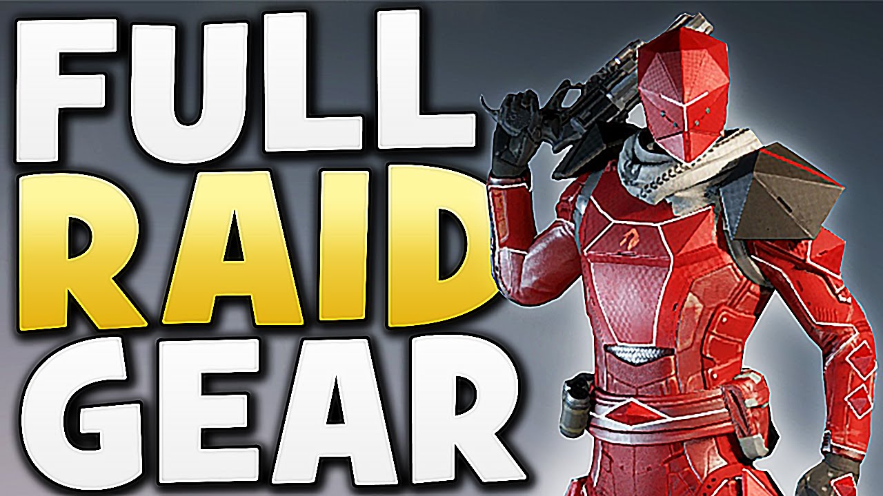 Destiny - FULL HUNTER RAID GEAR (Wrath of the Machine) !! - YouTube