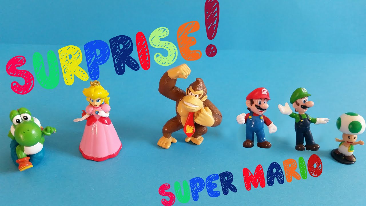 Play Doh Super Mario Bros Action Figure Surprise Toys - YouTube