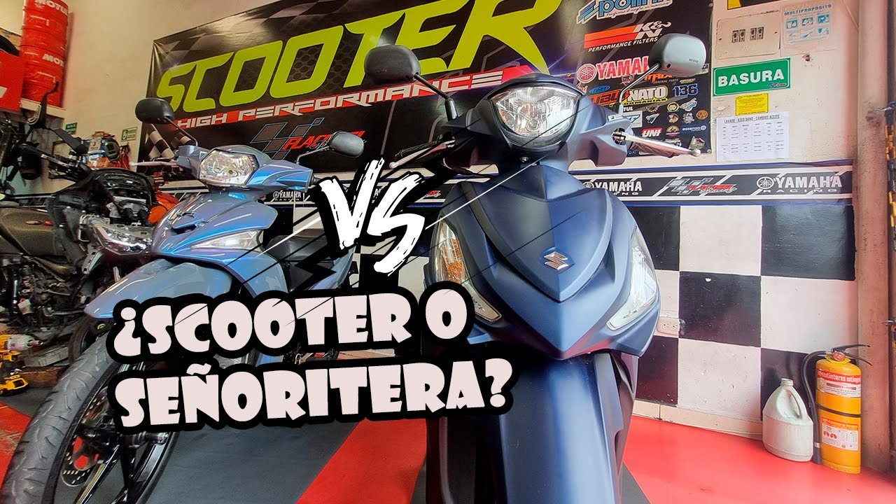 ¿Es mejor una Scooter? Suzuki Address Vs Crypton FI Cuál 🤔 - YouTube