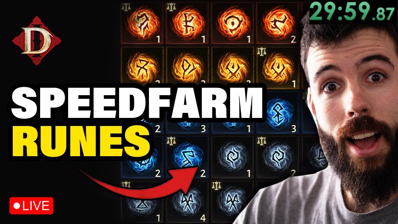 🔴STREAM ENDS WHEN I DROP A LEGENDARY RUNE!! - YouTube