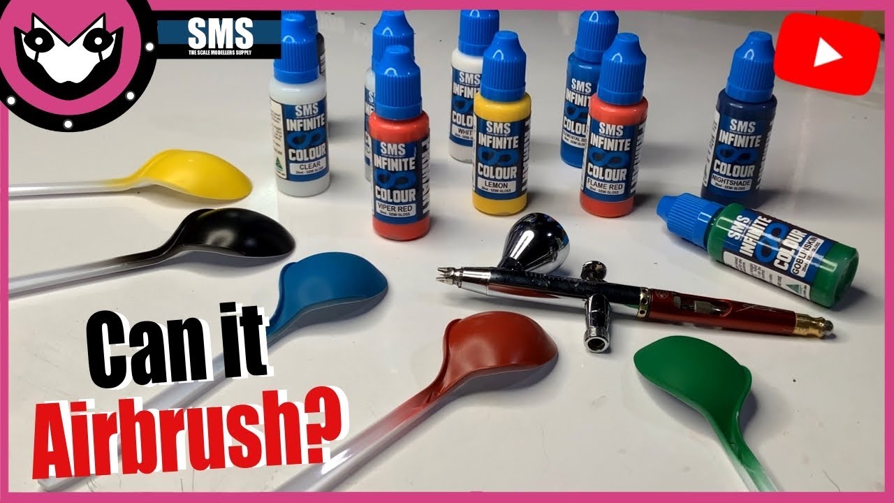 Testing SMS Infinite Colours on Airbrush! | The Scale Modeller Supply ...