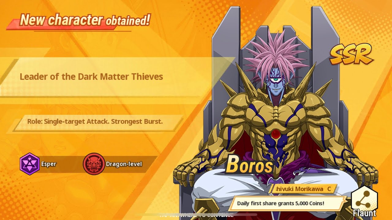 BOROS Is Here!! | Skill Showcase | OPM The Strongest Global - YouTube