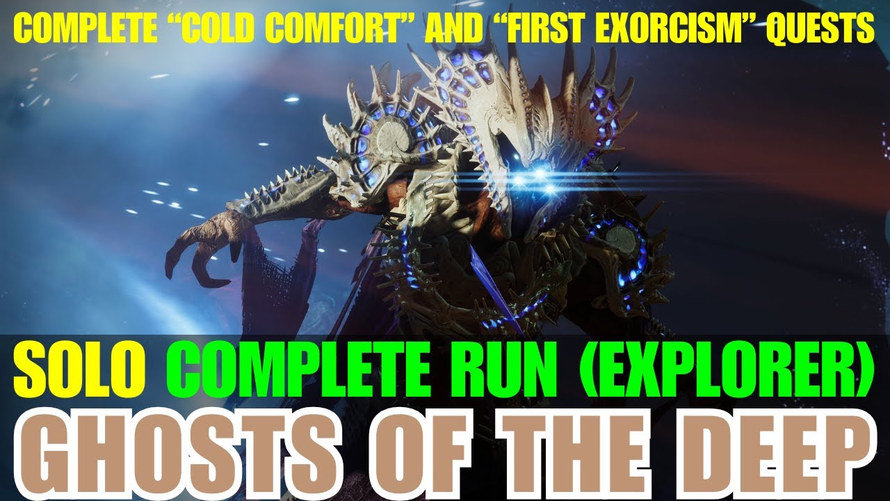 GHOSTS OF THE DEEP (Explorer) Full Dungeon with Titan - THE RITE OF THE ...