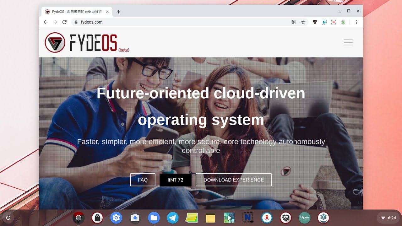 2020 - #FydeOS #Version 8.21 #First #Boot - Creating #Account & Log-in ...