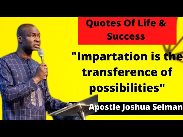 Joshua Selman Quotes