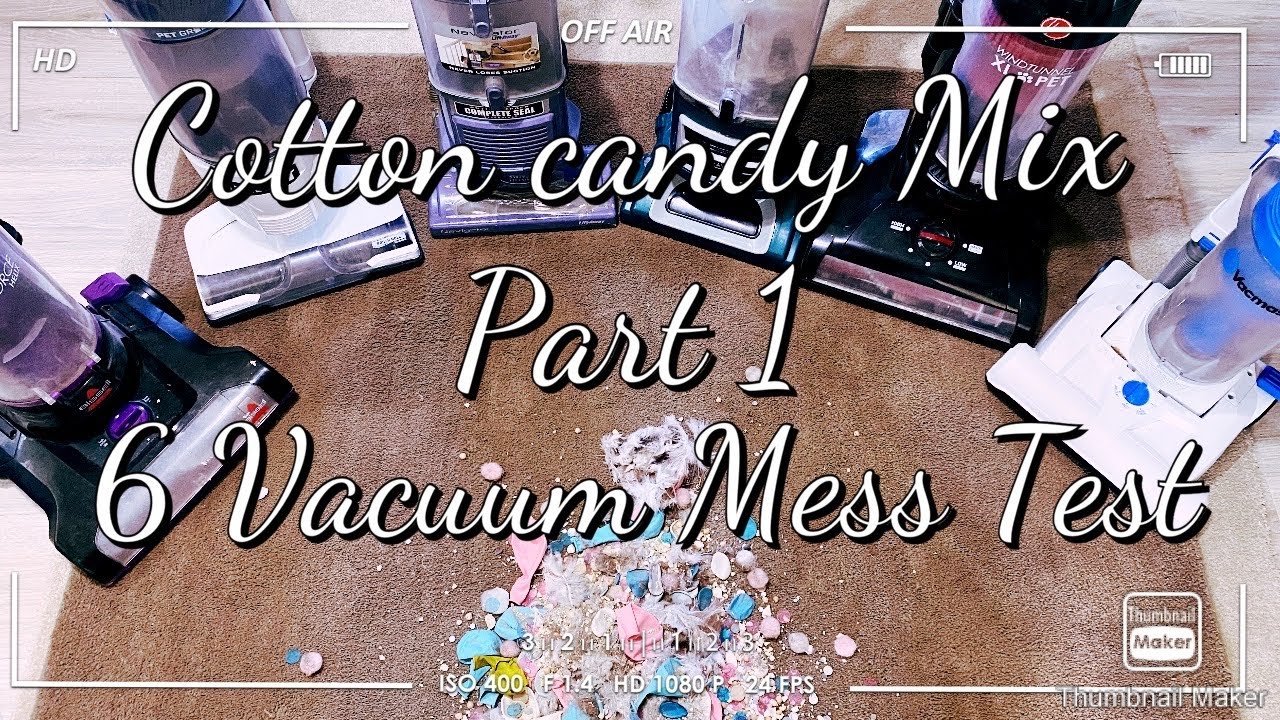 6 Vacuum mess test | Cotton Candy mix | all my Newbie Vacs | Part One ☝ ...
