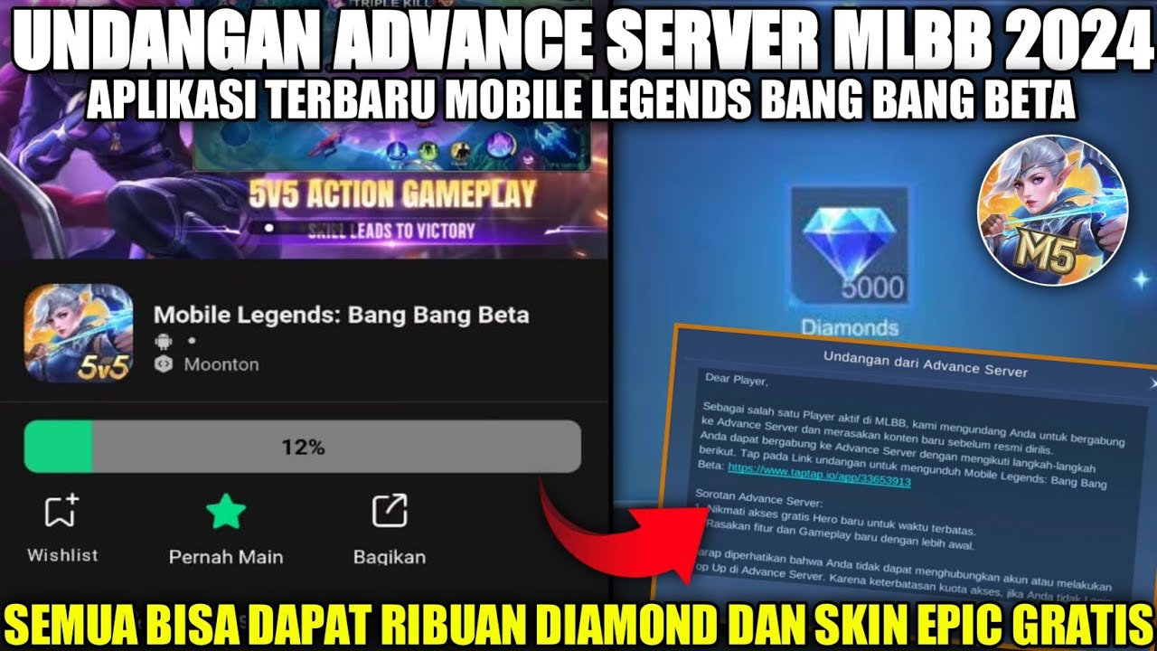 MLBB VERSI BETA!! UNDANGAN DARI ADVANCE SERVER 2024 || CARA DOWNLOAD MOBILE LEGENDS BETA TERBARU ...