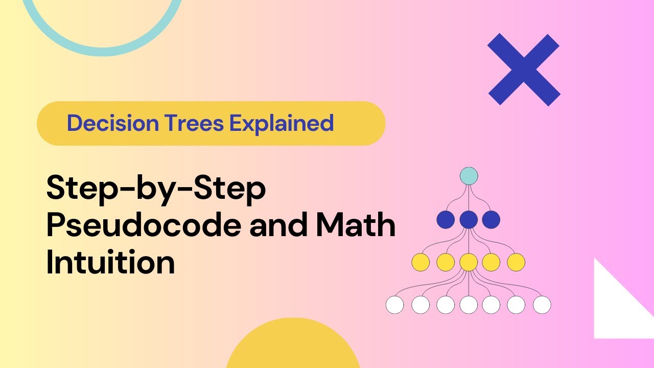 Decision Trees Explained: Step-by-Step Pseudocode and Math Intuition - YouTube