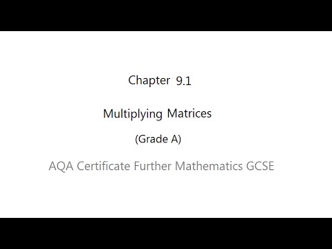 AQA Certificate Further Mathematics GCSE: Chapter 9.1 Multiplying ...