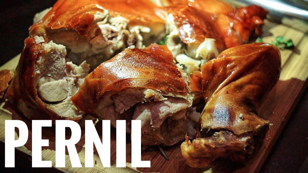 Como hacer pernil que quede suavecito y el cuerito crujiente. - YouTube
