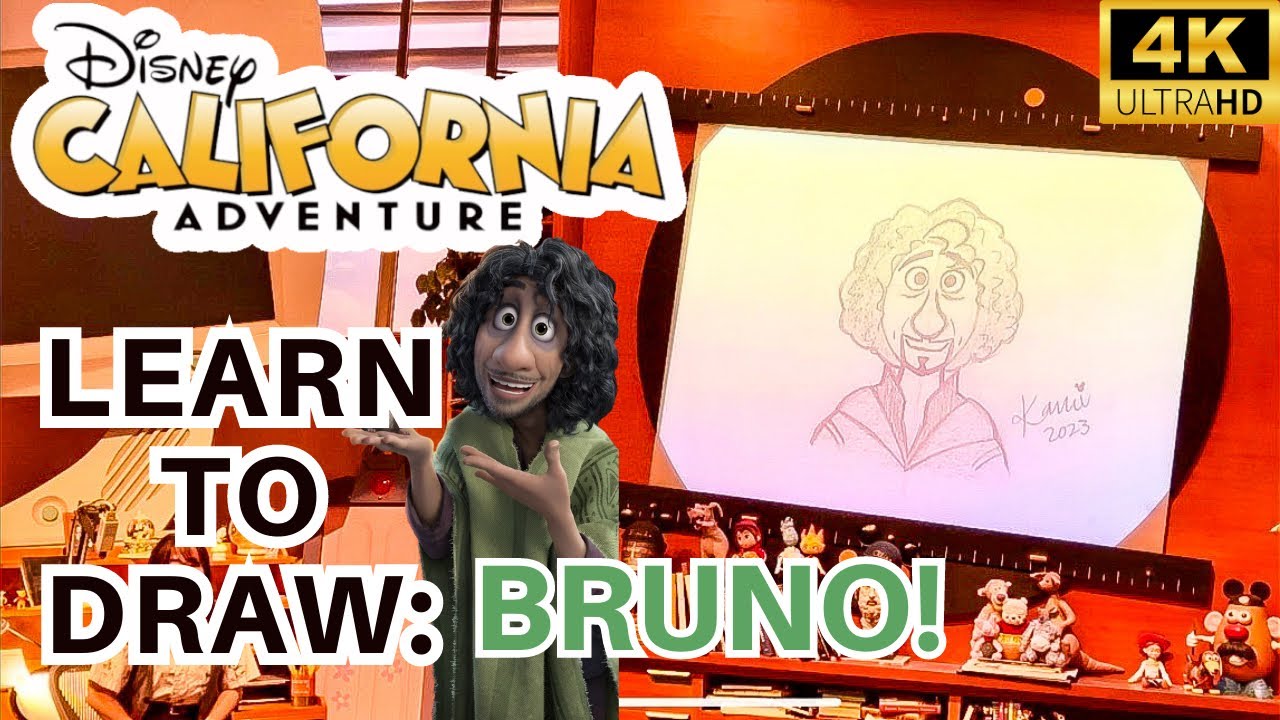 How to Draw Bruno Madrigal from Encanto | Disney California Adventure ...
