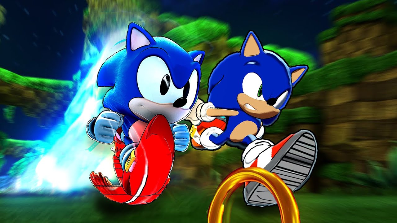 If Sonic Resembled the Art Style of Sonic Games... - YouTube