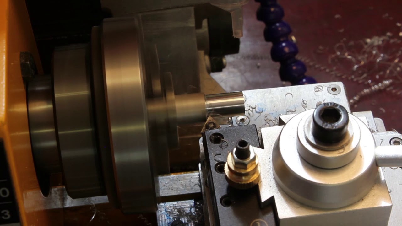 Lathe G76 test with grblHAL - YouTube